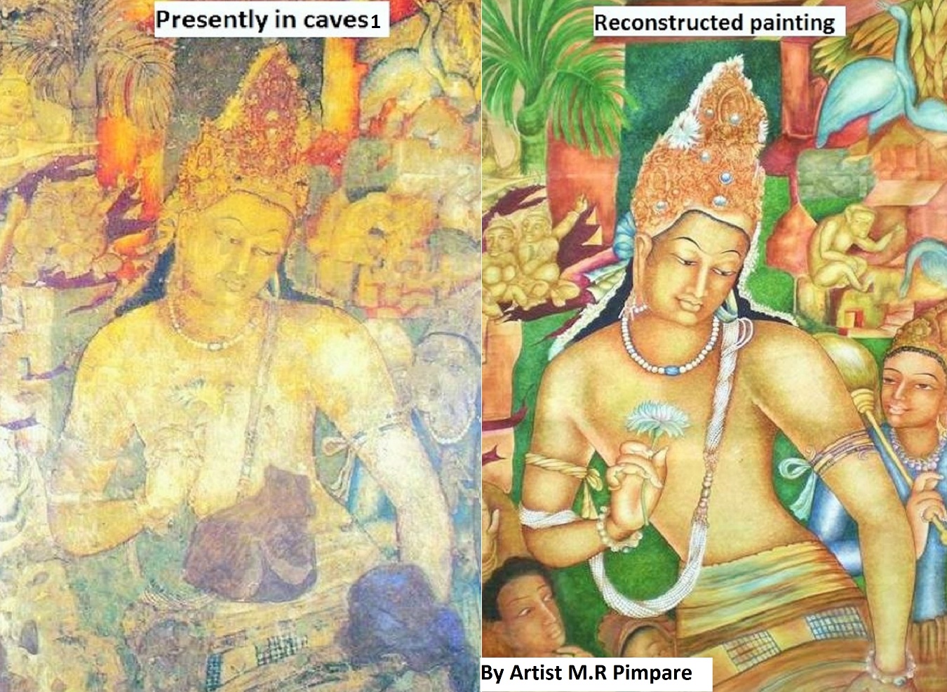 Historic Ajanta Cave Paintings Exhibition in Colombo - Satipatthana